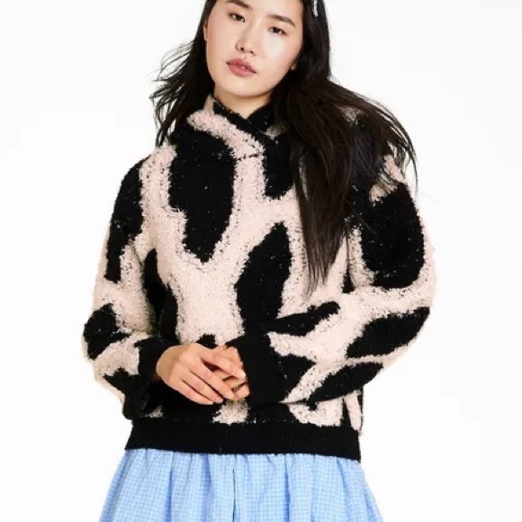 Sandy Liang | Tops | Nwt Sandy Liang X Target Leopard Print Sherpa ...